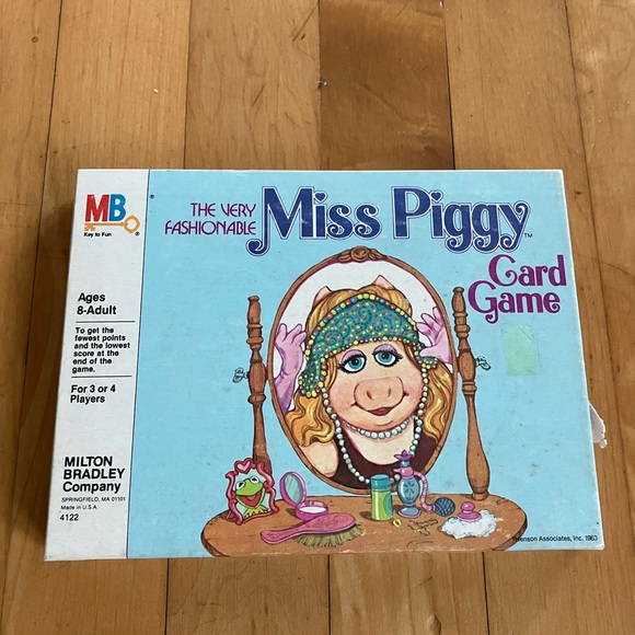 Miss Piggy | Games | Vintage Miss Piggy Card Game Never Used | Poshmark